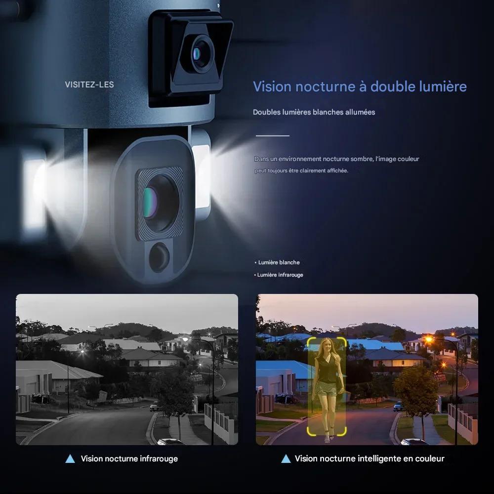 Caméra de Sécurité LS VISION 4K 8MP Solaire 4G/WiFi - Zoom 10X – Mon ...