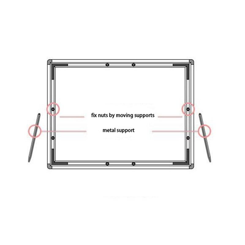 Panneau Lumineux Format A2 pour Menus, Fast Food, Salons, Restaurants ...