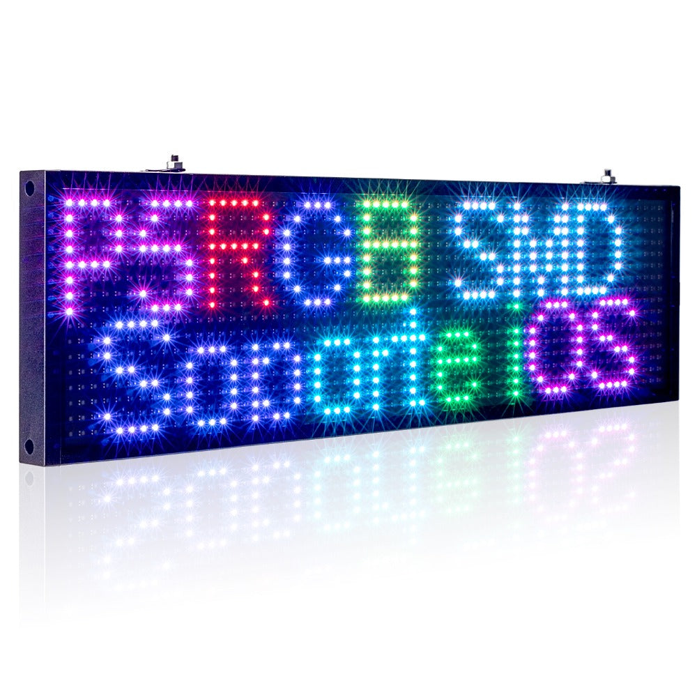 Panneau de Signalisation 34 cm P5 RGB LED pour Intérieur – Mon Enseigne ...
