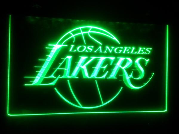 Plaque Lumineuse Gravée Personnalisée avec Logo - Los Angeles Lakers ...