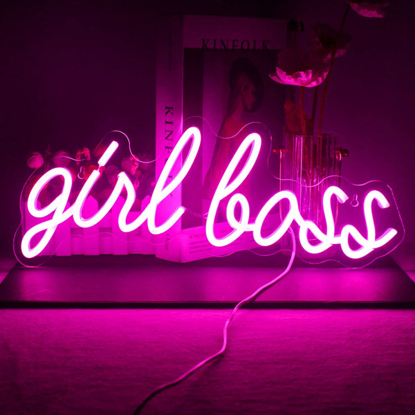 Néon décoratif LED - Girl Boss – Mon Enseigne Lumineuse