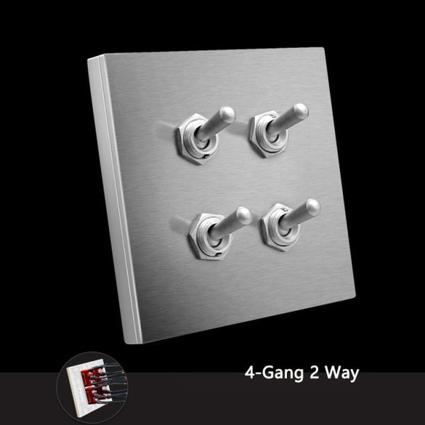 Interrupteur Design Haut de Gamme à Bascule en Acier - VANQUIS – Mon ...