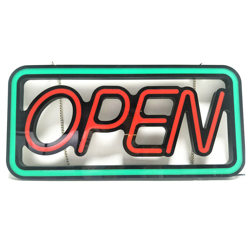 Enseigne Lumineuse Led Open Ouvert Pour Boutique Restaurant Mon